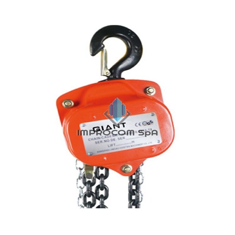 TECLE CADENA 1000 KG X 3 METROS - Improcom SpA